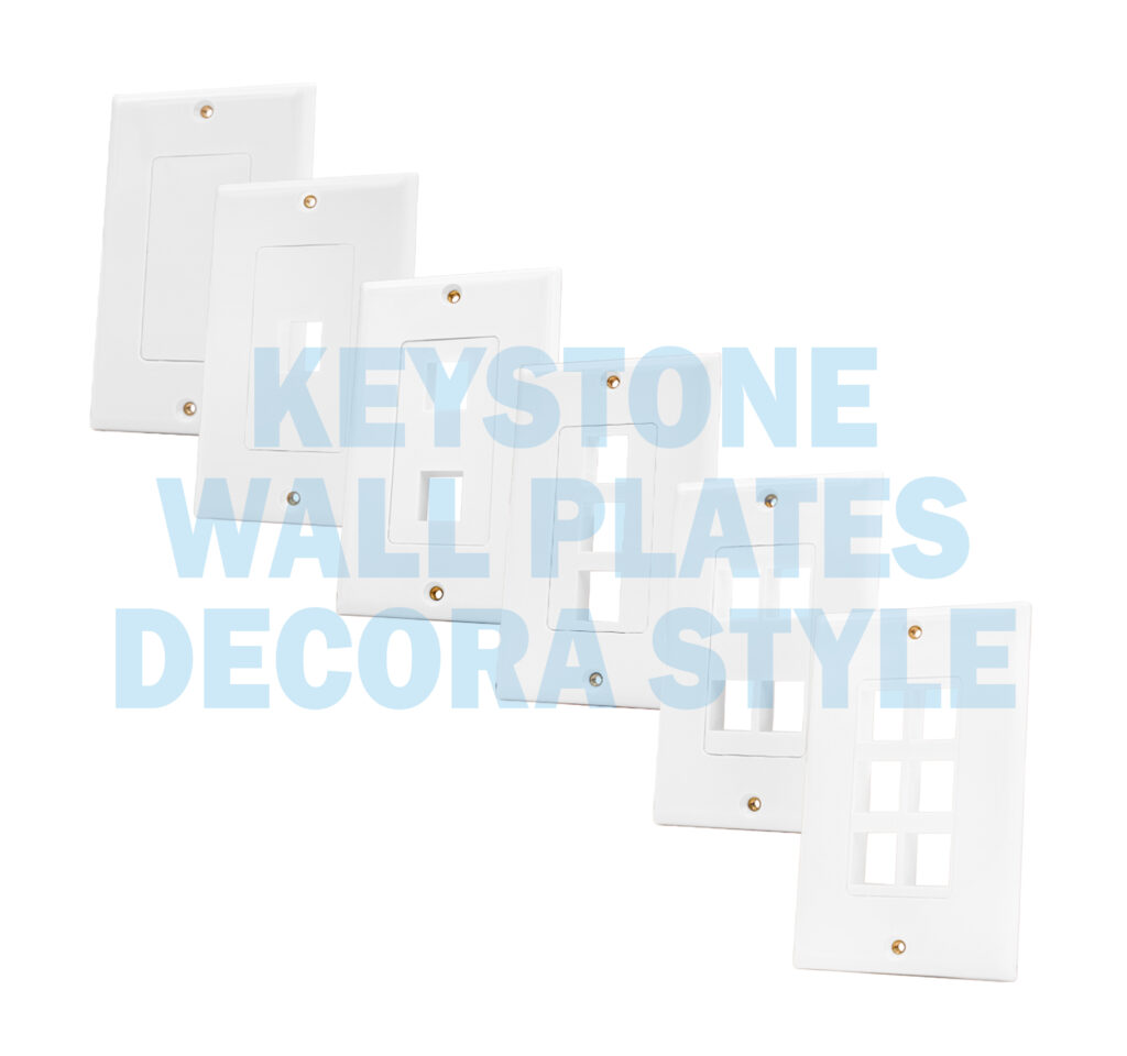 ᐉ 308 Series - Keystone Wall Plates Decora Style