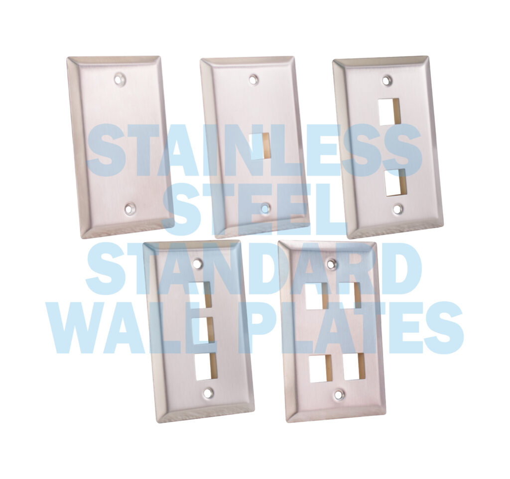 ᐉ 304-S Series: Essential Stainless Steel Wall Plate