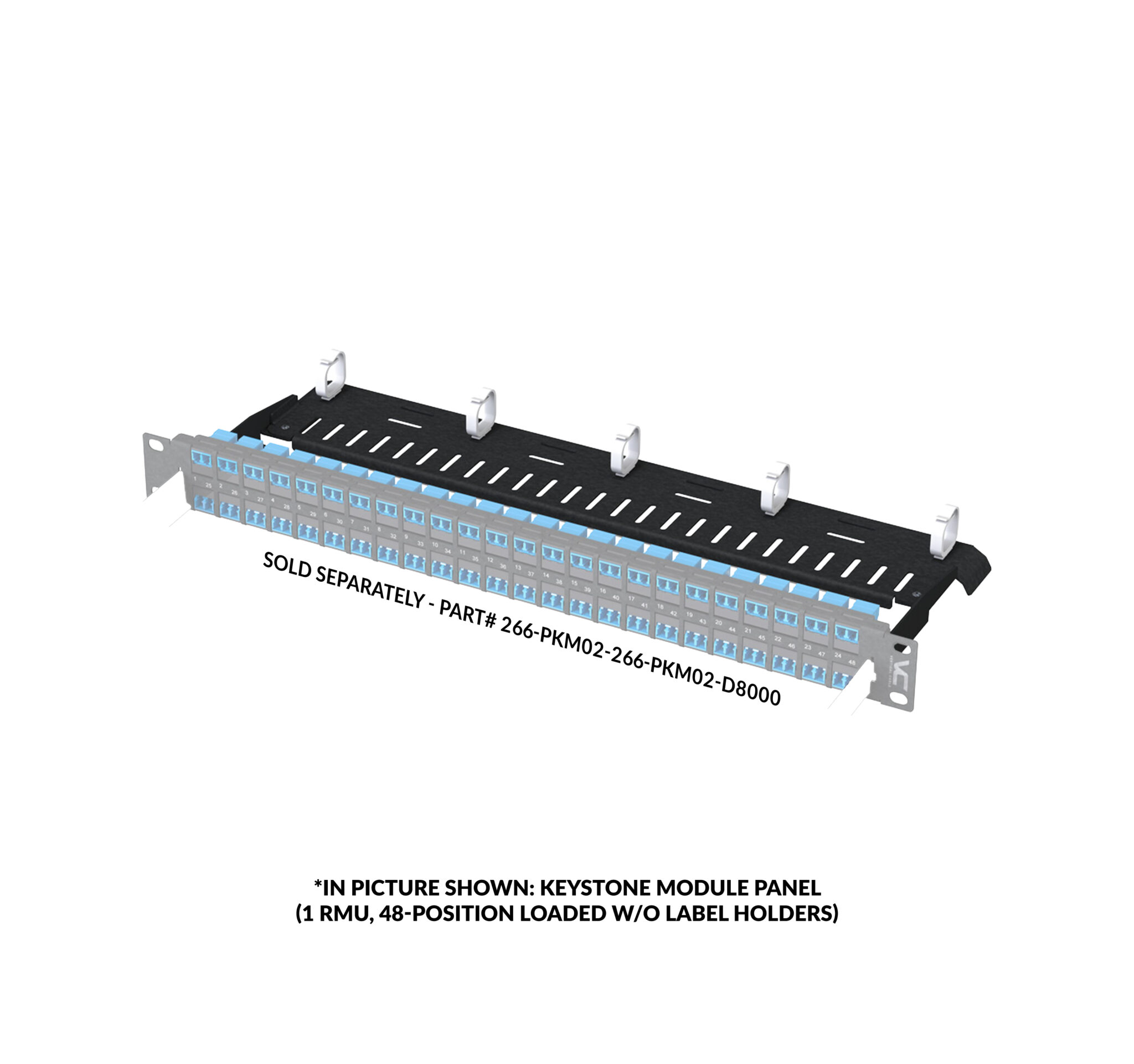 ᐉ 266-OF Series | Cable Management Bars - General Purpose